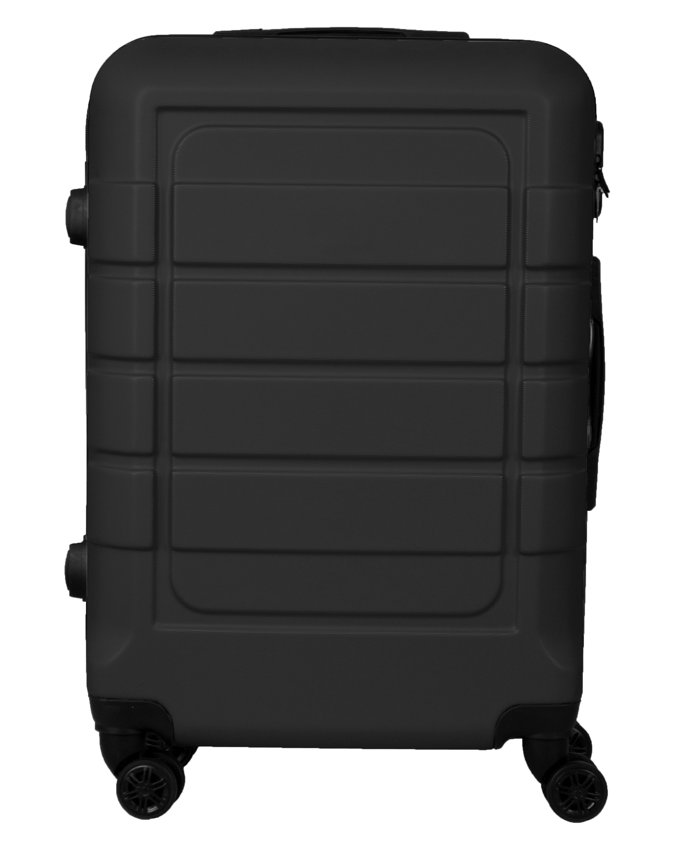 Hard Shell Suitcase with 4 Spinner Wheels, Black – Bergs Designs